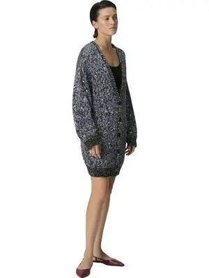 Missoni Oversized Jacquard Knit Cardigan With Animalier Pattern - Multicoloured