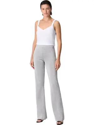 Missoni Straight-leg Viscose Lamé Trousers - Light Blue