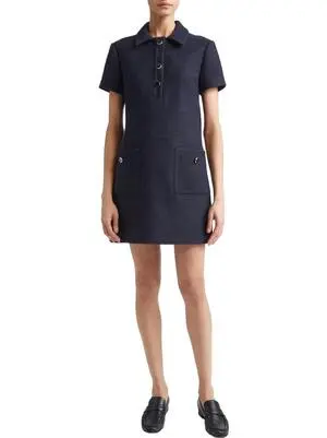 A.L.C. Marcie Bouclé Minidress - Deep Navy