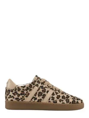 URBN SPORT BY JSLIDES Primrose Leather Sneakers - Leopard