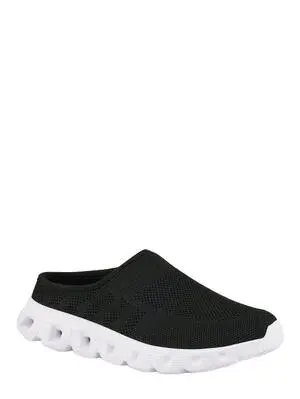 URBN SPORT BY JSLIDES Carla Knit Sneaker Mule - Black