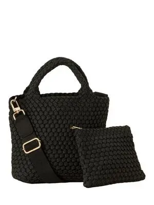 UNCOMMON GOODS Woven Shoelace Crossbody - Small Onyx