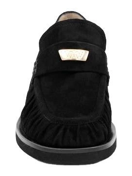 VALENTINA RANGONI Cortina Block Heel Loafer - Black