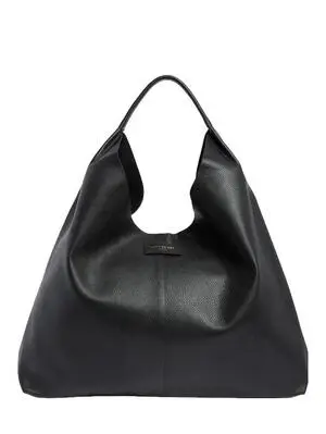 Kurt Geiger Leather Hobo Bag - Black