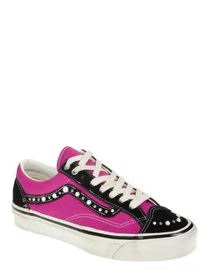 VANS Embellished LX Old Skool 36 Sneaker Pearlized Fuchsia Red