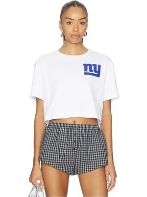 Terez X Giants Tonal Crop Logo Tee - Blue