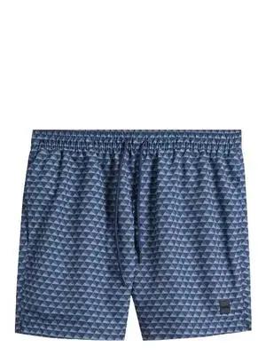 BOSS Recycled Polyester Swim Trunks - Navy