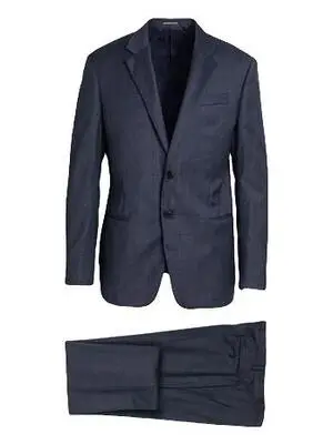 Emporio Armani Suit Size Virgin Wool, Elastane - Navy