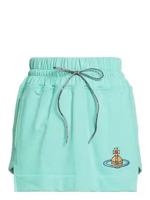 VIVIENNE WESTWOOD Mini Flared Cotton Skirt - Green