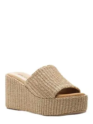 275 CENTRAL Sienna Platform Slide Sandal - Natural