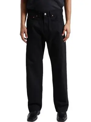Our Legacy Third Cut Straight Leg Jeans - Black Selvedge