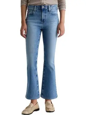 Ag Farrah Mid-rise Crop Bootcut Jeans - 18 Years Smolder