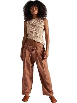 Free People Chambers Laidback Pull-on Pants - Canyon Sunset