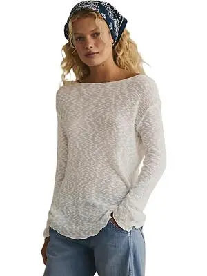 Free People Longline Tunic - Ivory