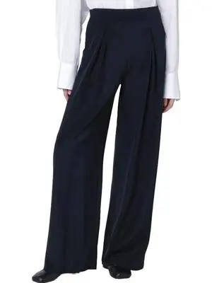 MAX MARA Silk-Blend Wide Leg Trousers