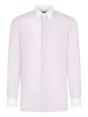 TOM FORD Cotton Poplin Shirt - Pink