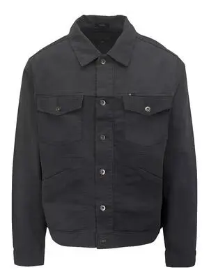 Ag Jackson Bedford Buttoned Jacket - Grey
