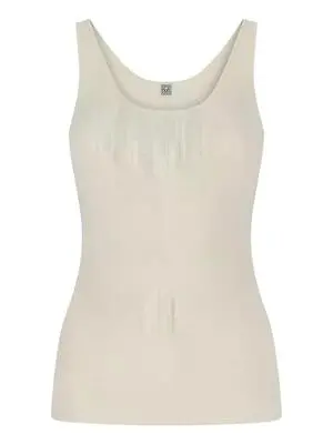 TOTEME Scoop-neck Tank Top - Neutrals