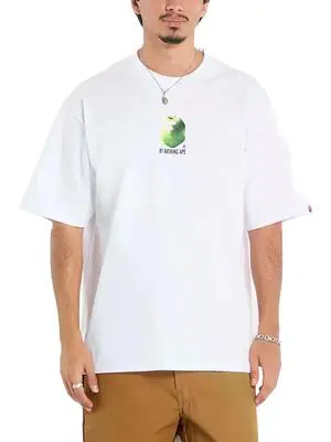 A BATHING APE Apple-graphic T-shirt - White
