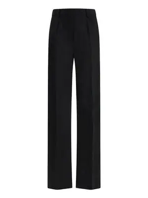 Max Mara Pleated Trousers - Black