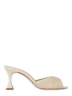 Manolo Blahnik Jadara Open-Toe Sandals Neutrals