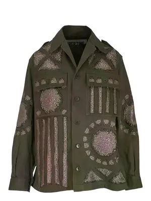 LIBERTINE Athena Embellished Button-Up Jacket