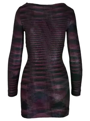 MISSONI Horizontal-Stripe Mini Dress