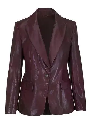 Brunello Cucinelli Single-breasted Jacket - Red