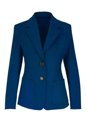 Akris Buttoned Blazer - Blue