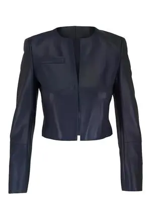 Akris Hasson Cropped Jacket - Blue