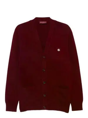 Gucci V-neck Cardigan - Red