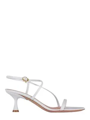 GIANVITO ROSSI Strappy Heeled Sandals - White
