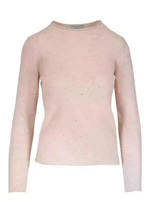Kinross Cashmere Long-sleeve Sweater - Pink