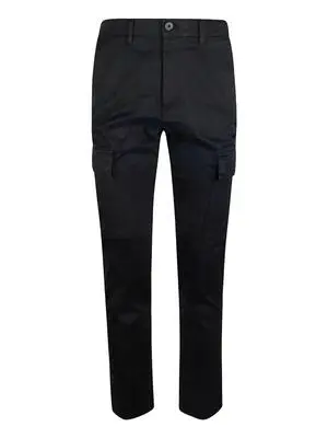 Calvin Klein Cotton Cargo Trousers - Black
