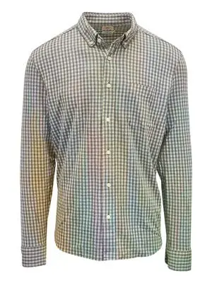 Faherty Brand Checked Shirt - Grey