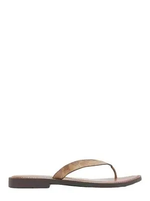 COACH® Monogram-print Slide Sandals - Brown