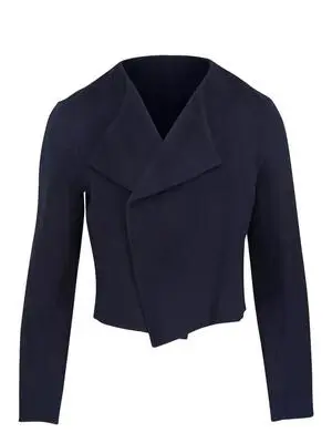 Lafayette 148 New York Collarless Jacket - Blue