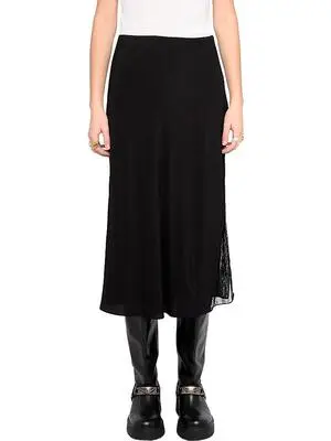 Zadig&Voltaire Jayla Midi Skirt - Black