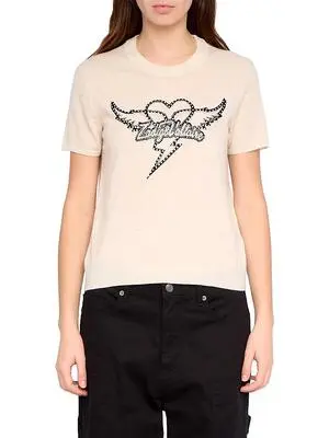 Zadig&Voltaire Idal Cashmere Sweater - Eggshell