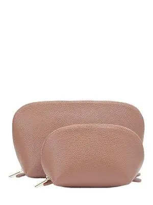 Cuyana Travel Case Set Soft Rose