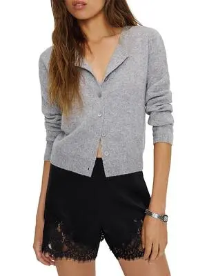 REFORMATION Fern Satin Shorts Black
