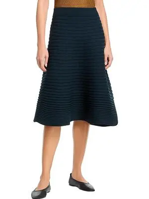 Issey Miyake Bounce Knit Skirt - Dark Green
