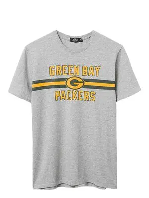 Junk Food Clothing Nfl Green Bay Packers Lineman Tee - Heather Grey