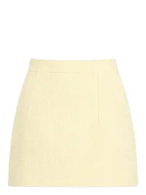 Patou Iconic Mini Skirt - Limelight