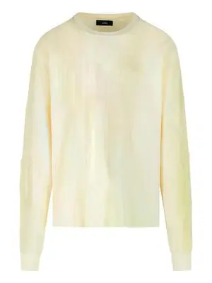 Amiri Ribbed Long Sleeve T-shirt - Neutrals