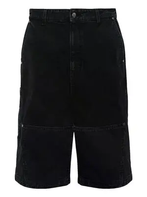 Rhude Washed Canvas Shorts - Black