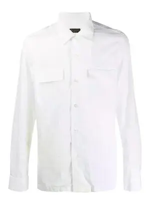 DELL'OGLIO Patch Pockets Shirt - White