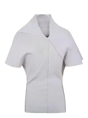 Rick Owens Collared Top - Grey