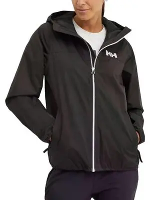 Helly Hansen Hooded Zip-up Jacket - Black