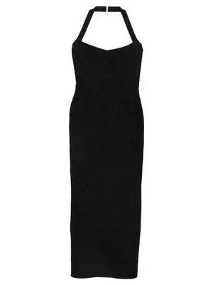 Herve Leger Maxine Gown Midi Dress - Black
